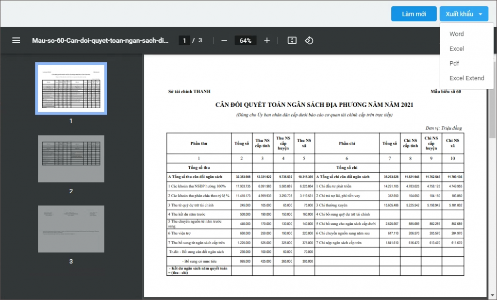STC tổng hợp báo cáo – Help MISA Lekima